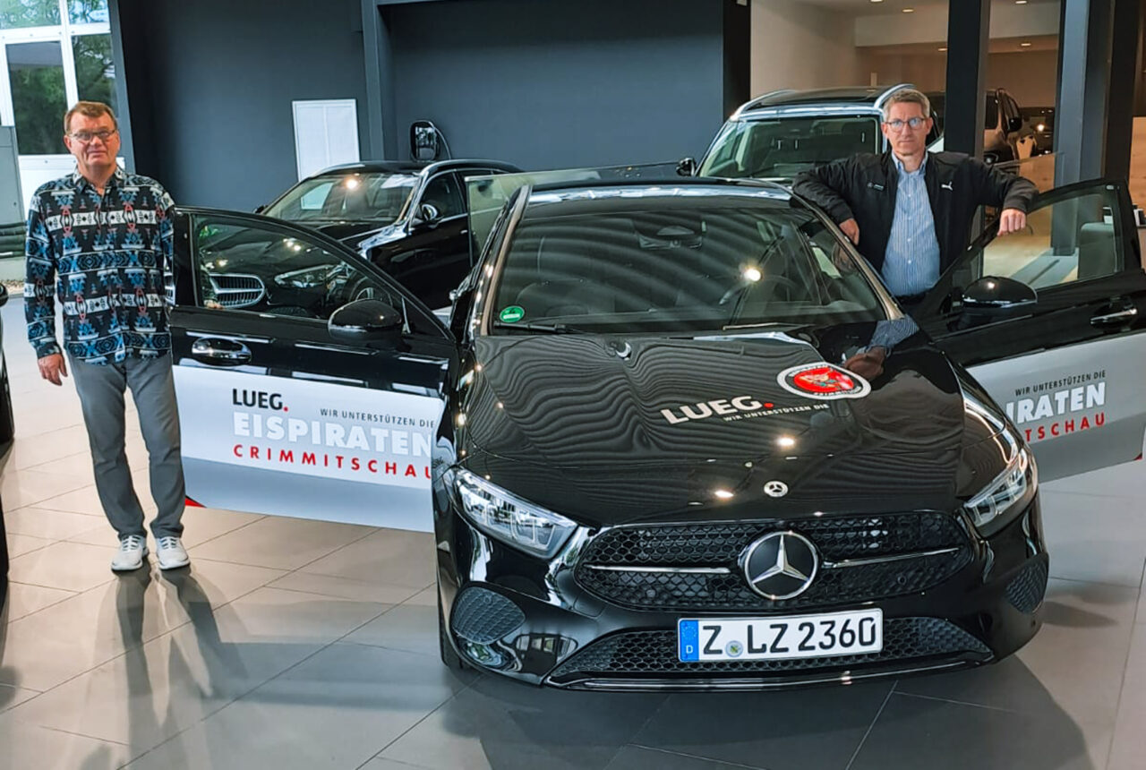 Autohaus LUEG macht Eispiraten mobil
